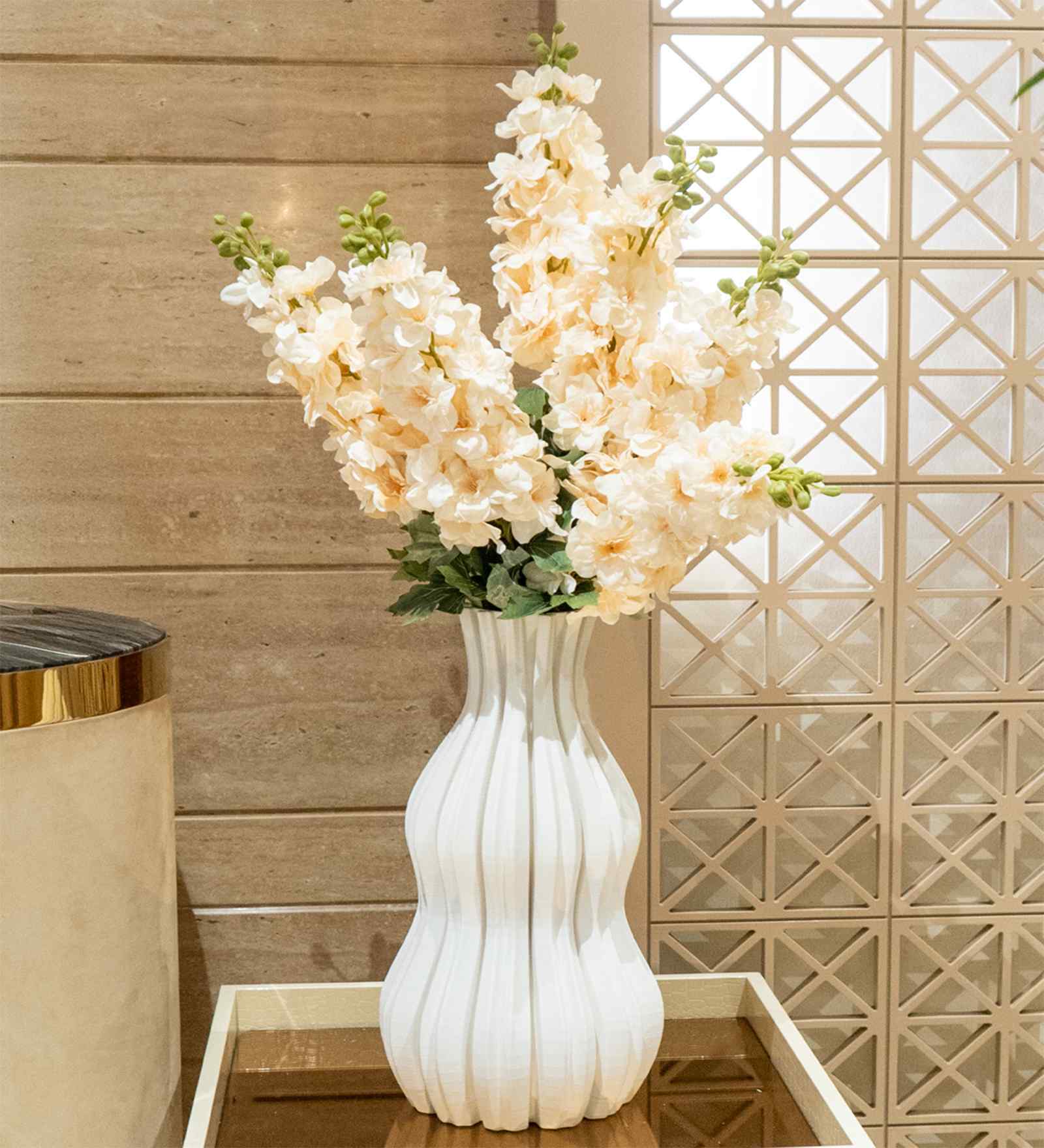 Buy Cream Silk Cherry Blossom Silk Stem Single Stem Flower at 20% OFF ...