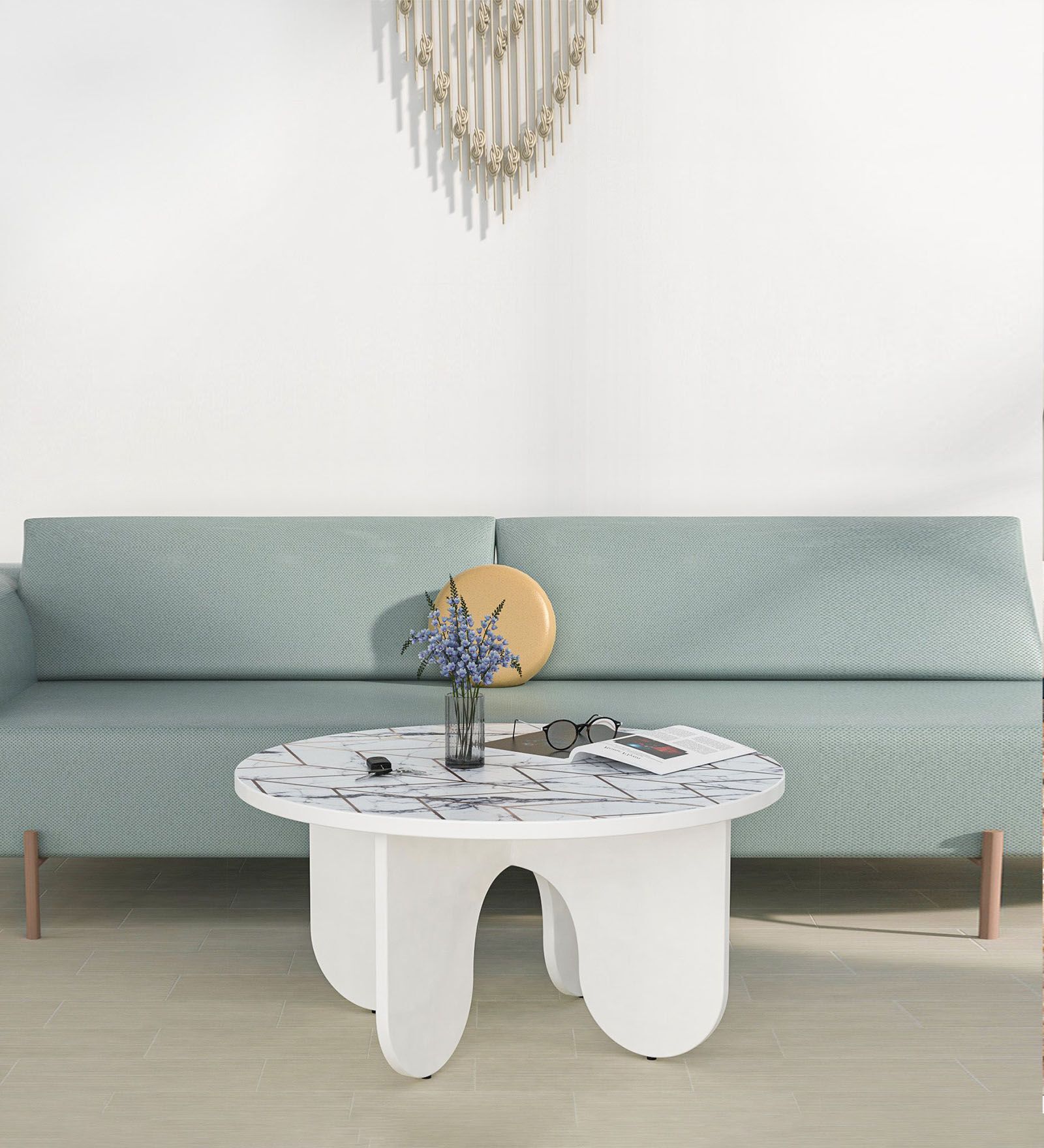 Buy Crema Coffee Table in Grey Finish at 32% OFF by @home | Pepperfry