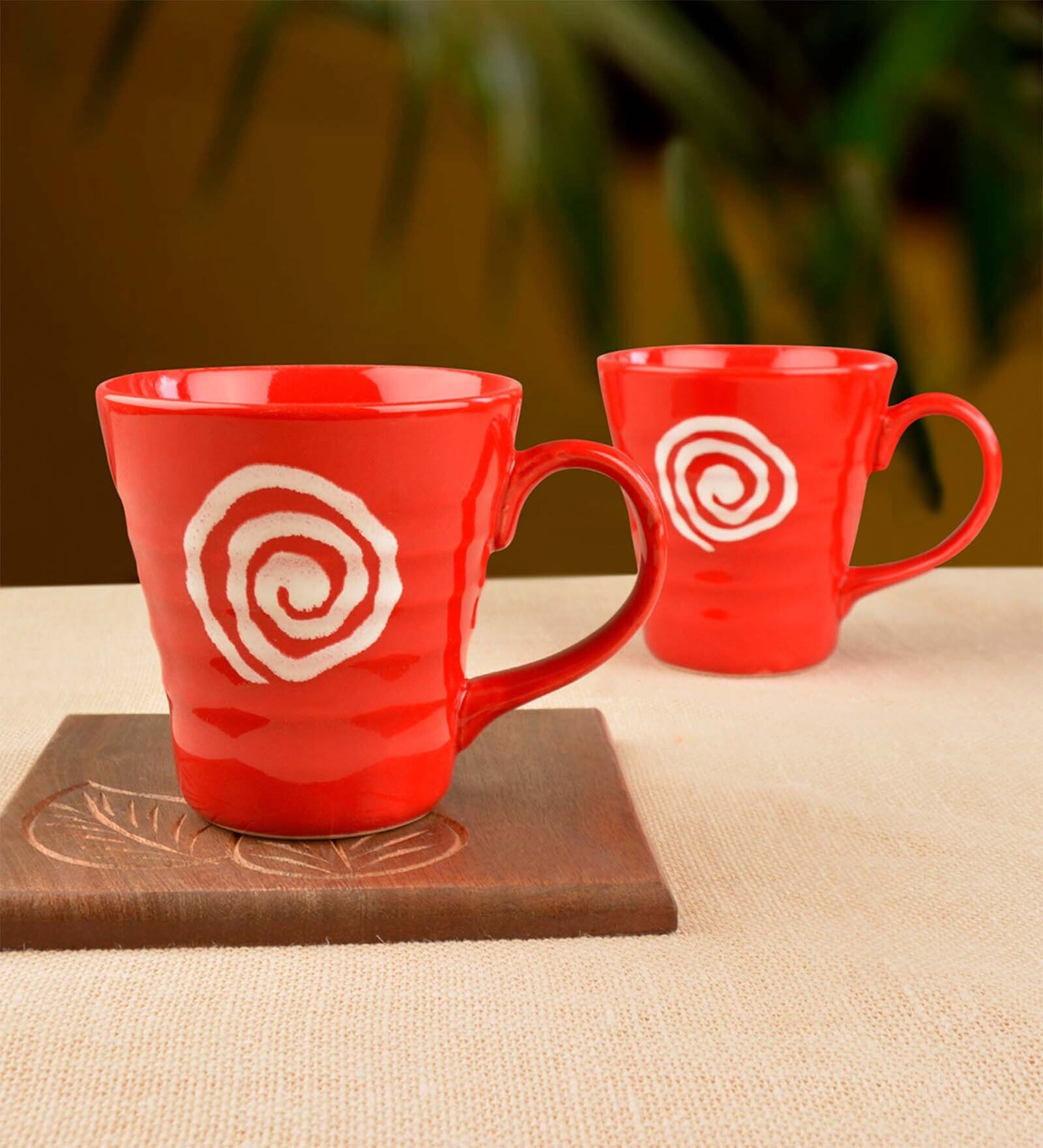 Buy Crimple 300ml (Set of 2) Ceramic Coffee Mug by StyleMyWay Online ...