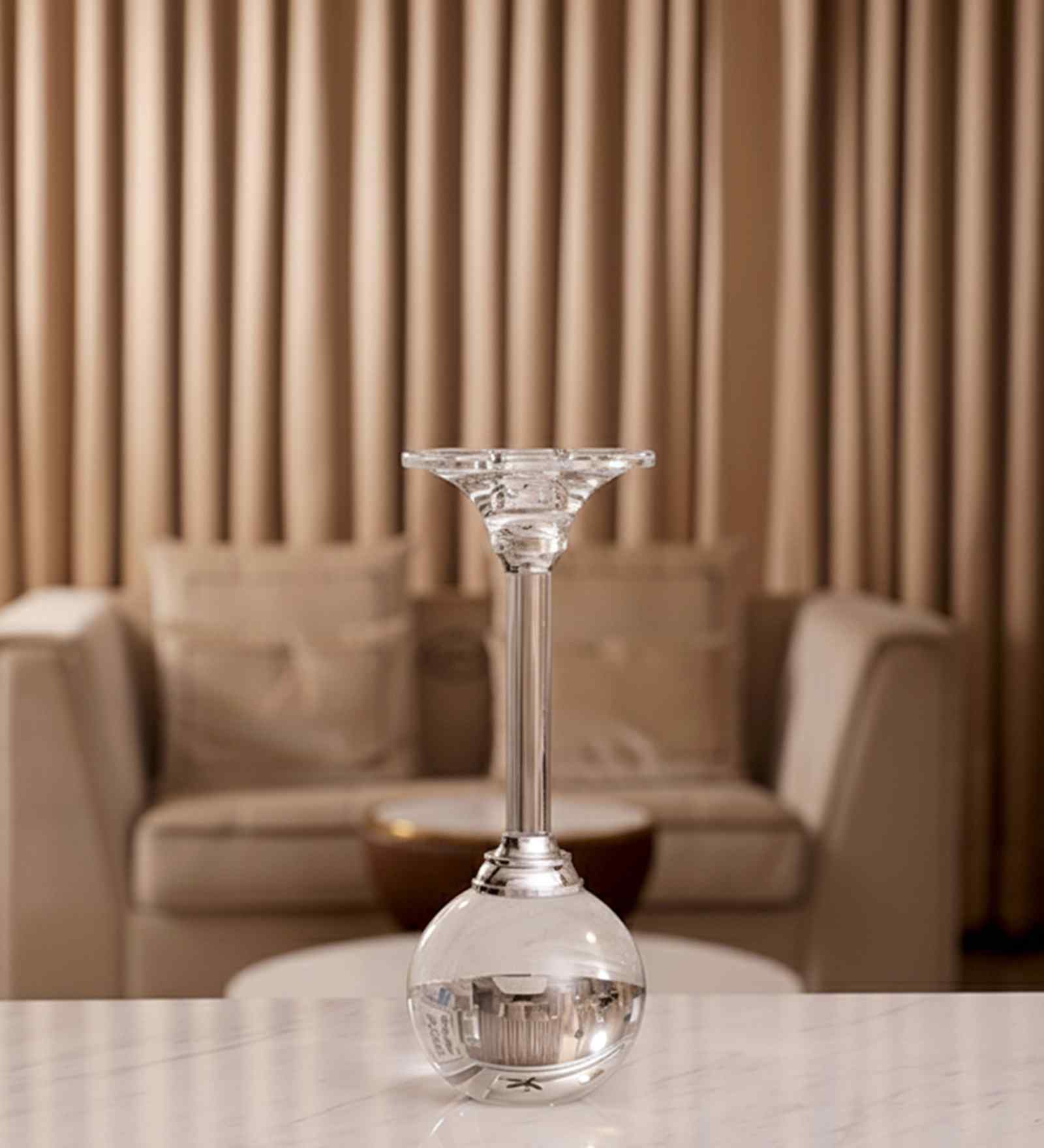 Buy Crystal Celestial Orb Transparent Candle Stand at 15% OFF by Aarvi ...