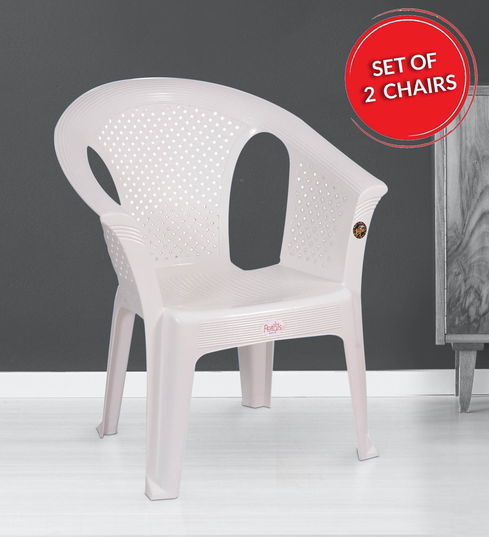 Buy Crystal Plastic Chair in White Colour , (Set Of 2) at 48% OFF by ...