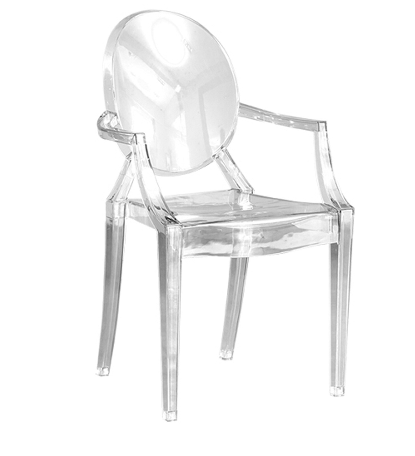 Buy Crystal Chair Transparent by Forzza Online - Arm Chairs - Chairs ...