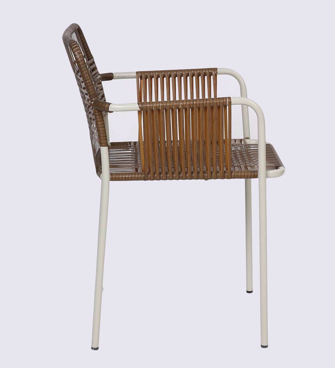 Buy Cube Outdoor Coffee Set In Tan Wicker / Cream Colour By Advent ...