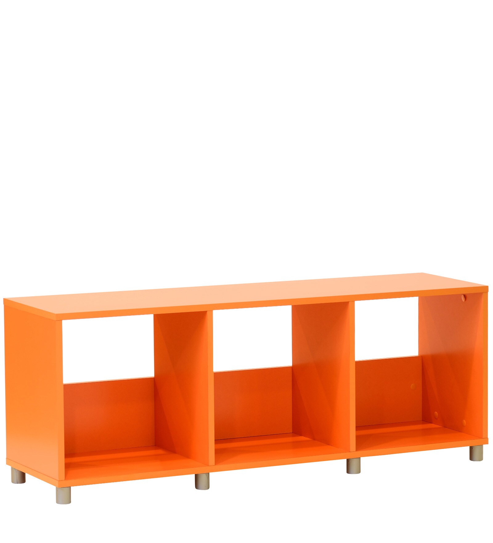 Buy Yuma Cube Cabinet in Orange Colour by Mintwud Online - Modern Book ...