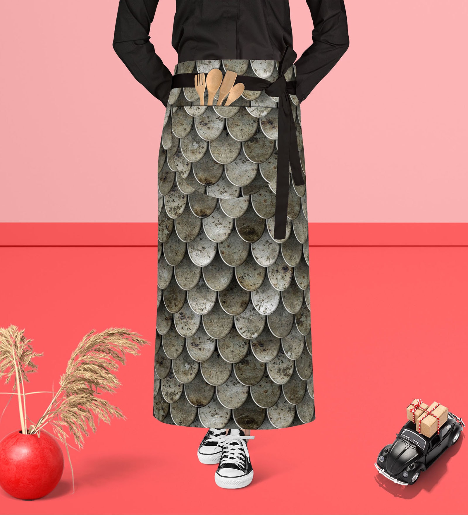 Buy Cuirass Multicolor Polycotton Full-Length Waist To Feet Apron at 60 ...