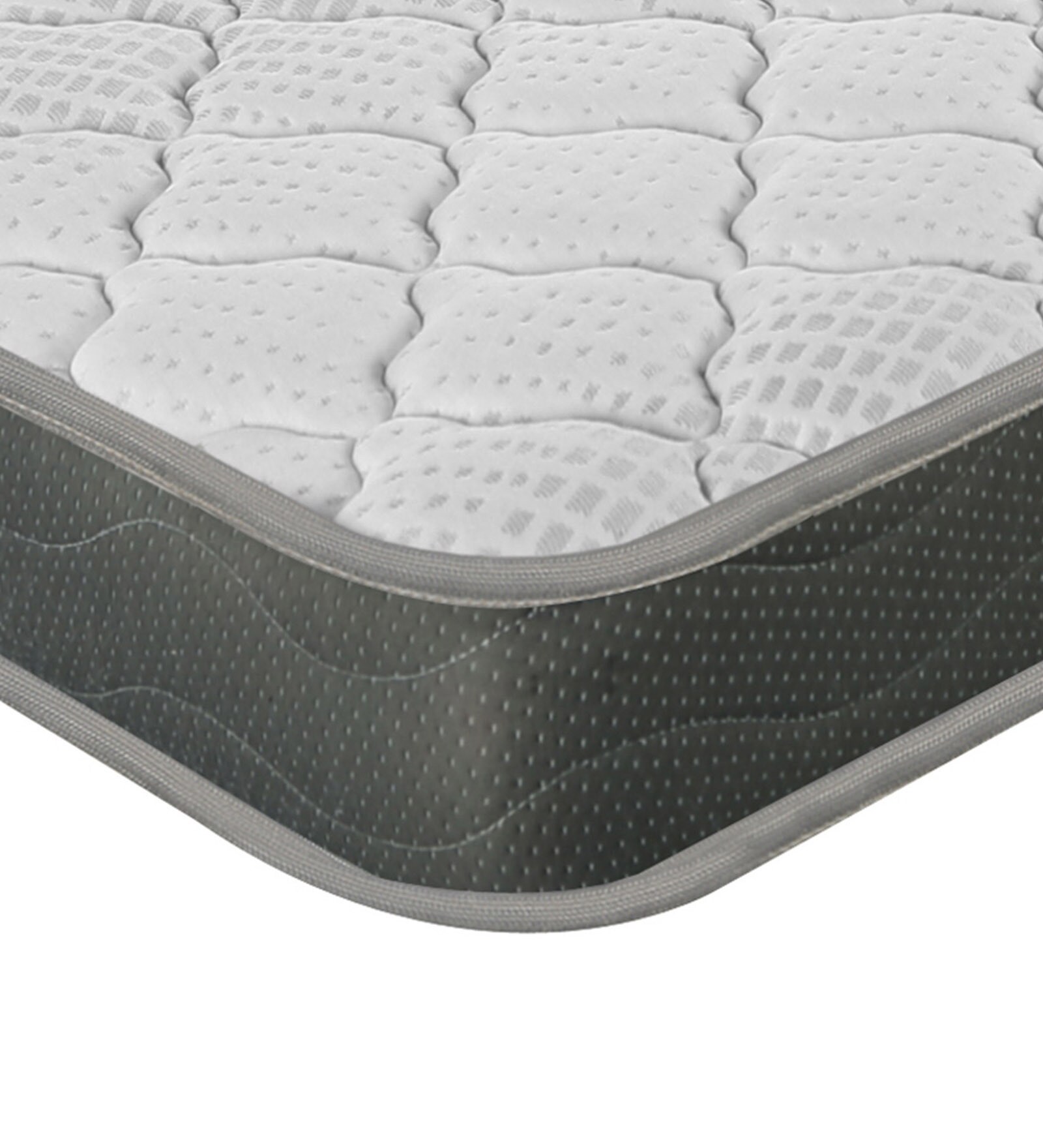 Buy Cumulus R+ 4 inch Rebonded Foam King Size Mattress in Grey Colour ...
