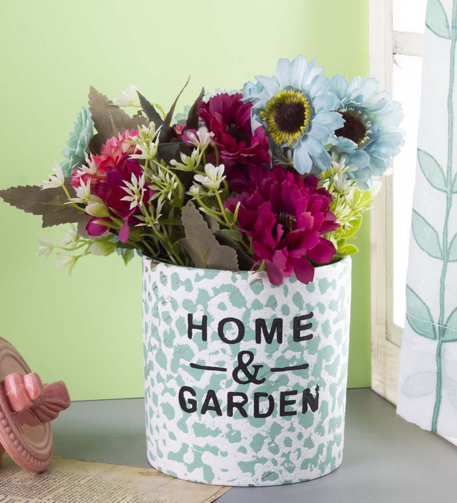 Buy Cyan Ceramic Table Planter By Market 99 at 51% OFF by Market 99 ...