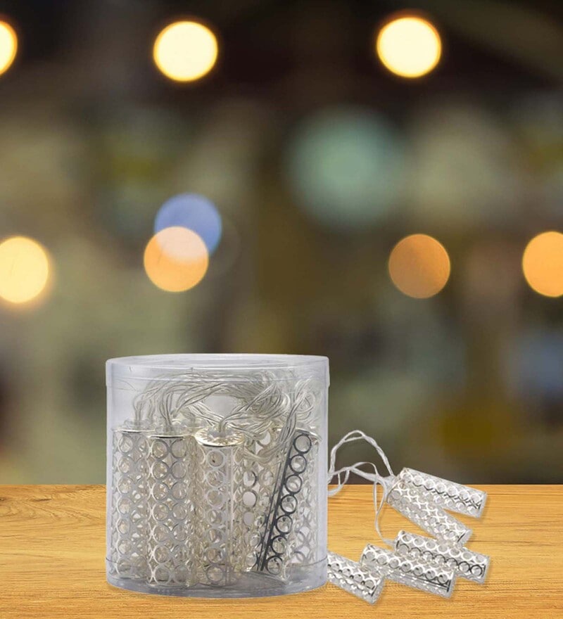 Buy Gold 2 Meter Cylindrical LED String Light by @home Online - String ...