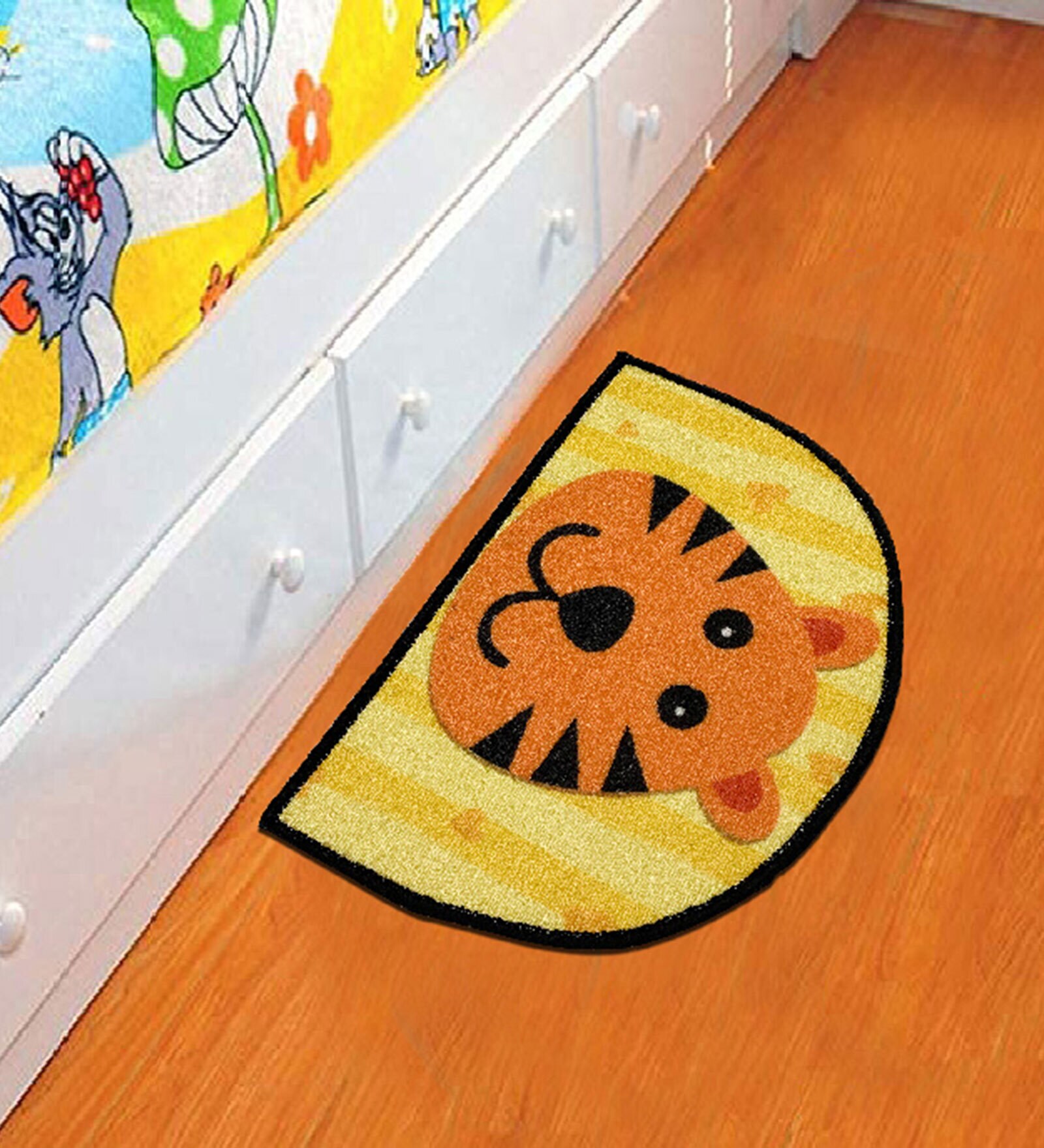 Buy D Shape Anti Skid 15 X 23 Inch Polyster Floor Mat at 51% OFF by ...