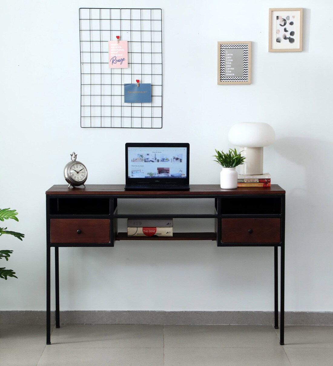 Buy Dali Solid Wood Writing Table at 11% OFF by Bohemiana from ...