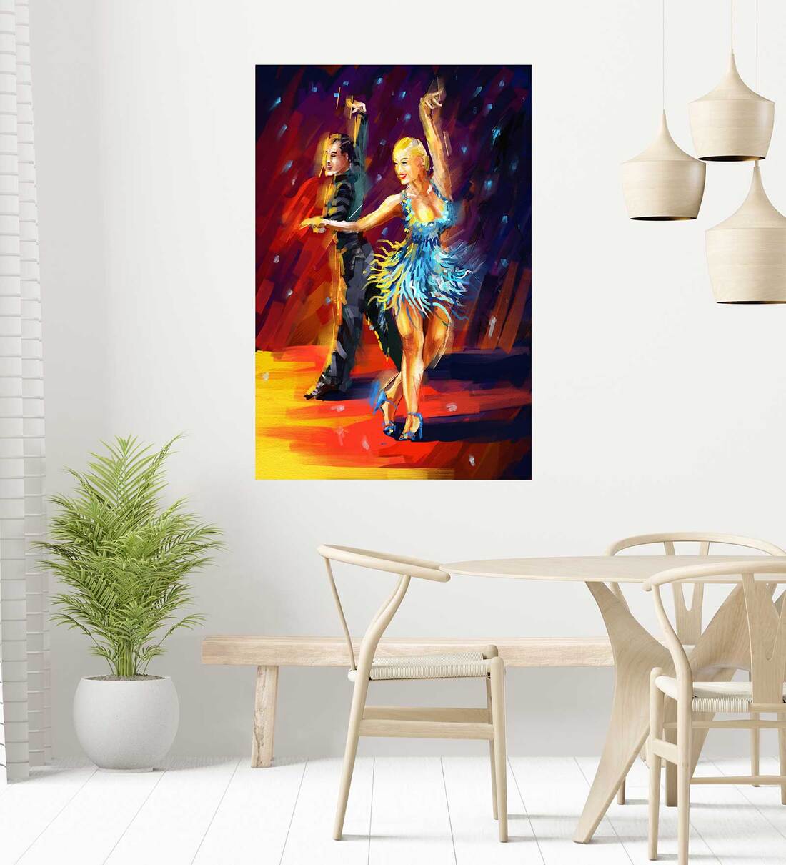 Buy Dance is Life Self Adhesive Wall Poster for Home Decor(Vinyl, 24 x ...