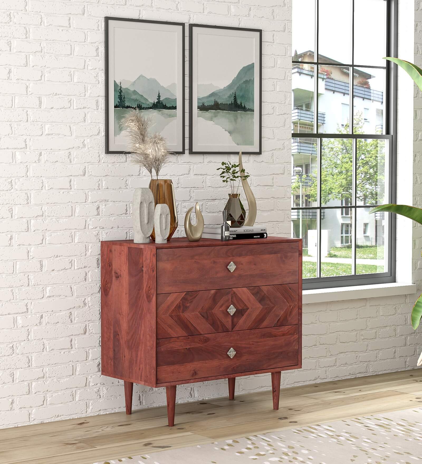 Buy Dado Chest Of Drawer In Autumn Brown Finish at 10% OFF by Orange ...