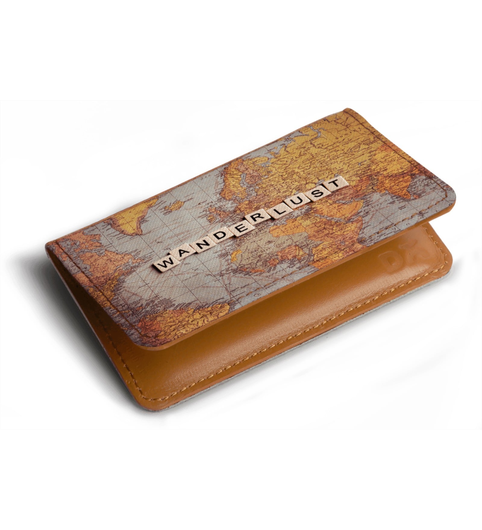 Buy DailyObjects Wanderlust Map PolyCotton Card Holder Online ...