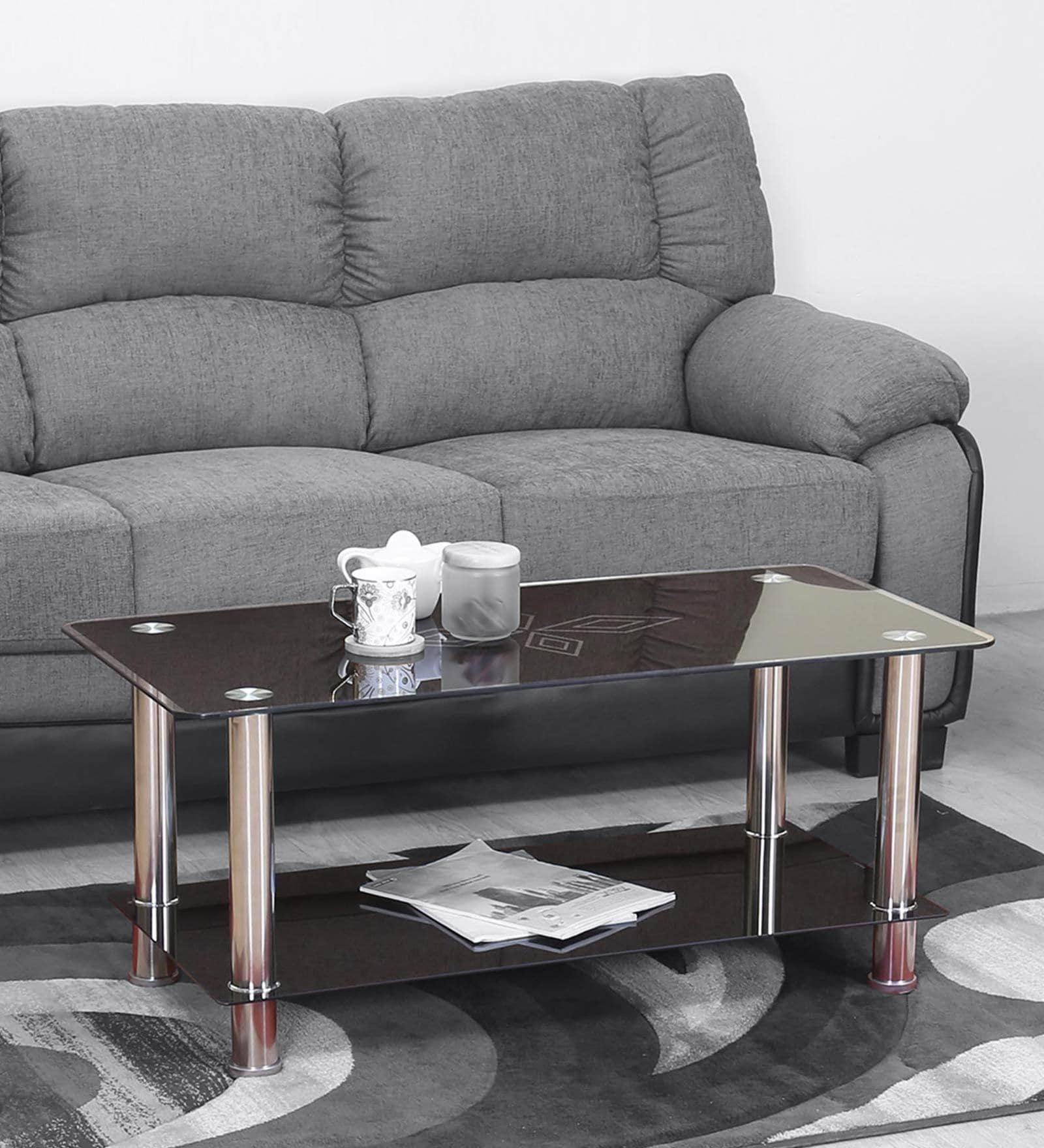 Buy Dania Coffee Table in Black Finish at 51% OFF by Nilkamal | Pepperfry