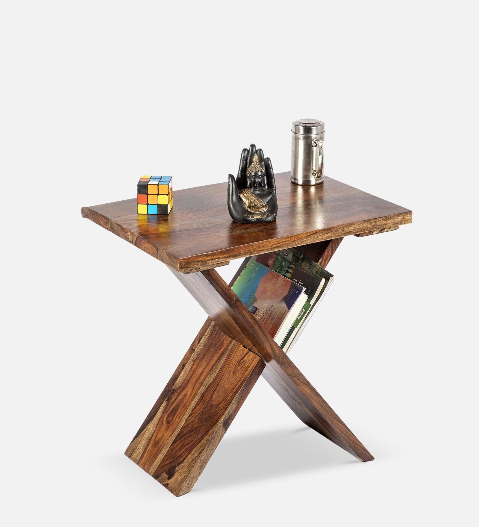 Buy Darcy Sheesham Wood End Table in Teak Finish at 29% OFF by Ikiriya ...