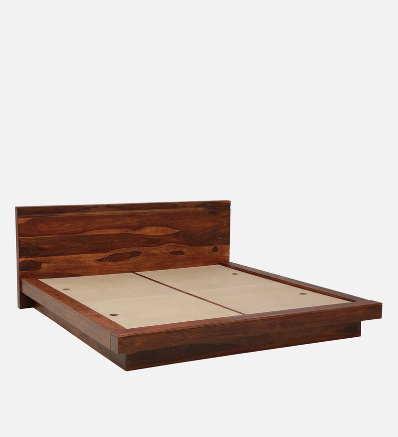 Buy Cordoba Sheesham Wood King Size Bed In Honey Oak Finish Online ...