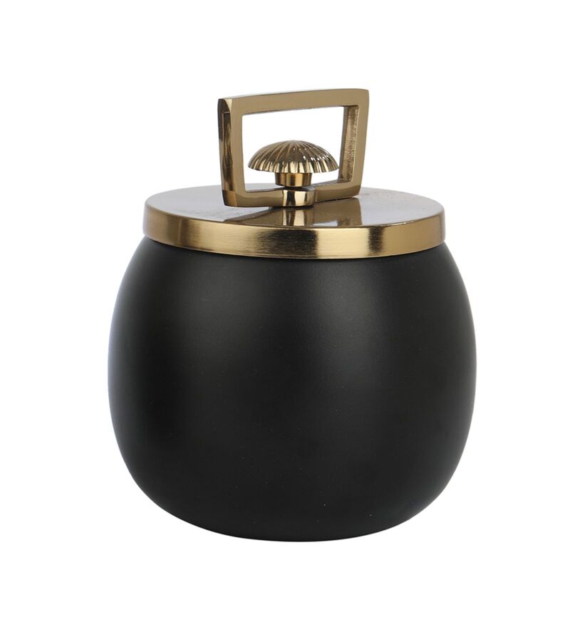 Buy Darius- Large Black Aluminium Decorative Box by Decor De Maison ...