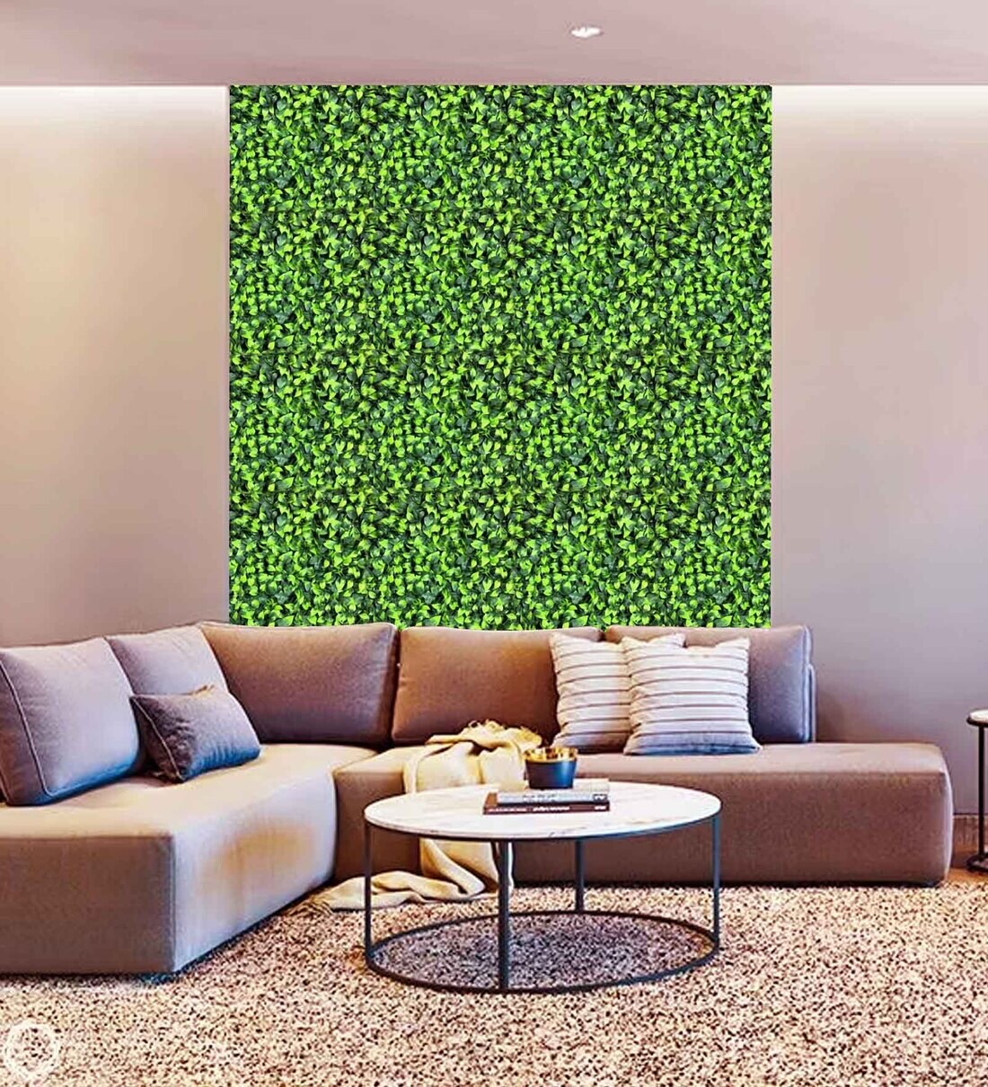 Buy Decorative 50 X 50 Cm Green Polyvinyl Chloride Artificial Grass at ...