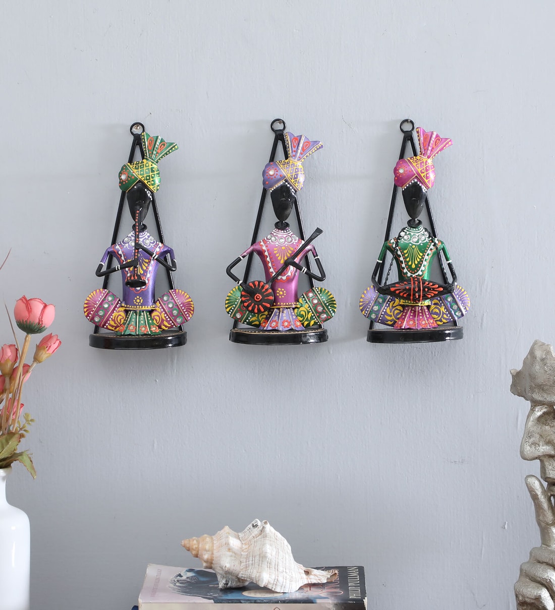 Buy Decorative Panjabi Multicolour Metal Wall Art By Decorum at 9% OFF ...