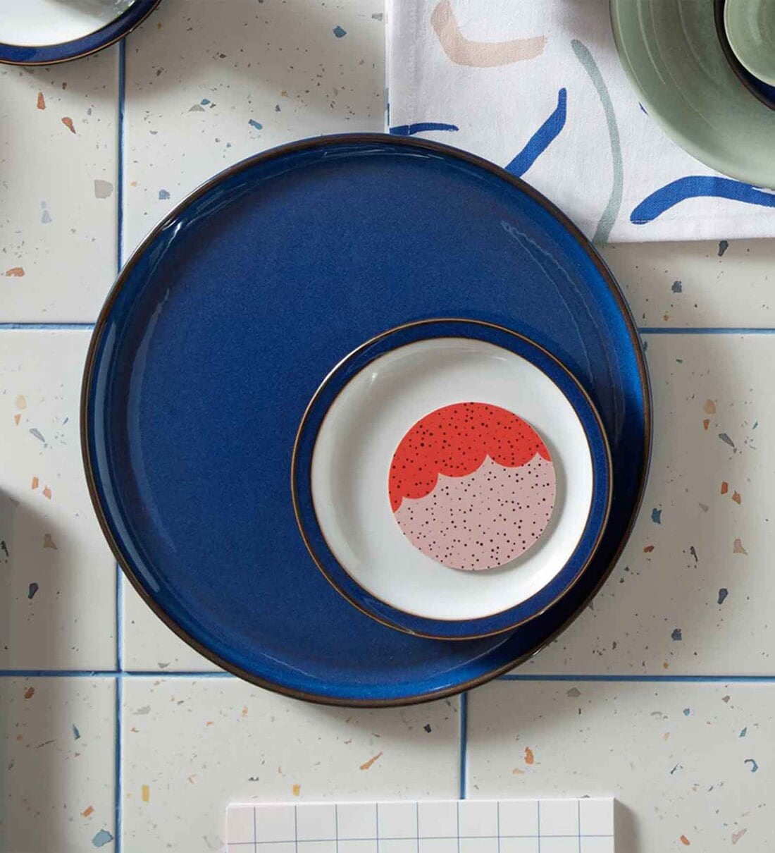 Buy Denby Imperial Blue Stoneware 1 Pc Dinner Plate at 50% OFF by Denby ...