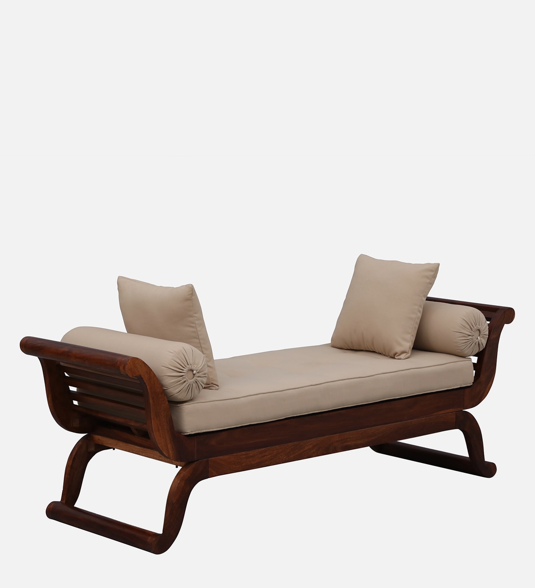 Buy Dubrovnik Solid Wood Recamier in Honey Oak Finish by Amberville ...