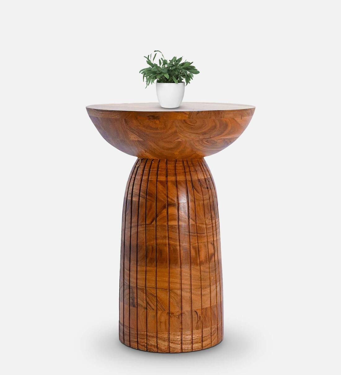 Buy Derby End Table In Natural Finish at 100% OFF by Logam | Pepperfry
