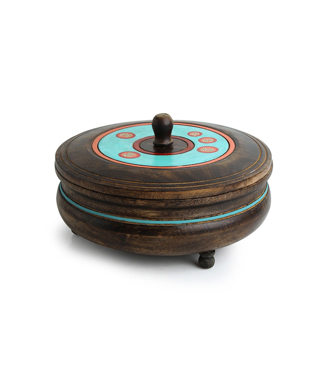 Buy Desert Stash Mango Wood Roti Casserole by ExclusiveLane Online ...