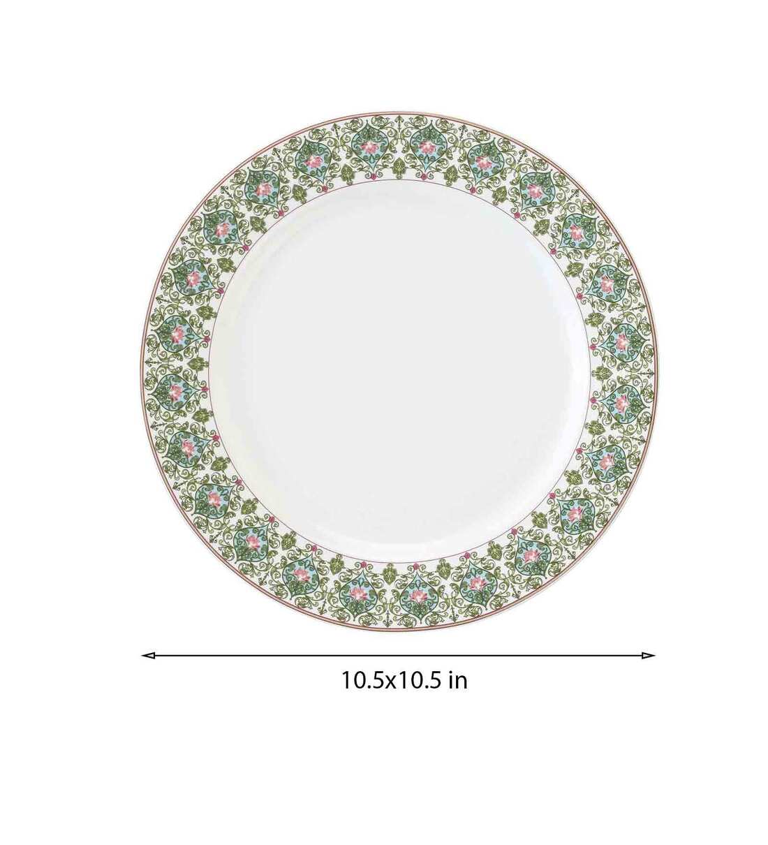 Buy Designer Ceramic Dinner Plate by India Circus Online - Dinner ...