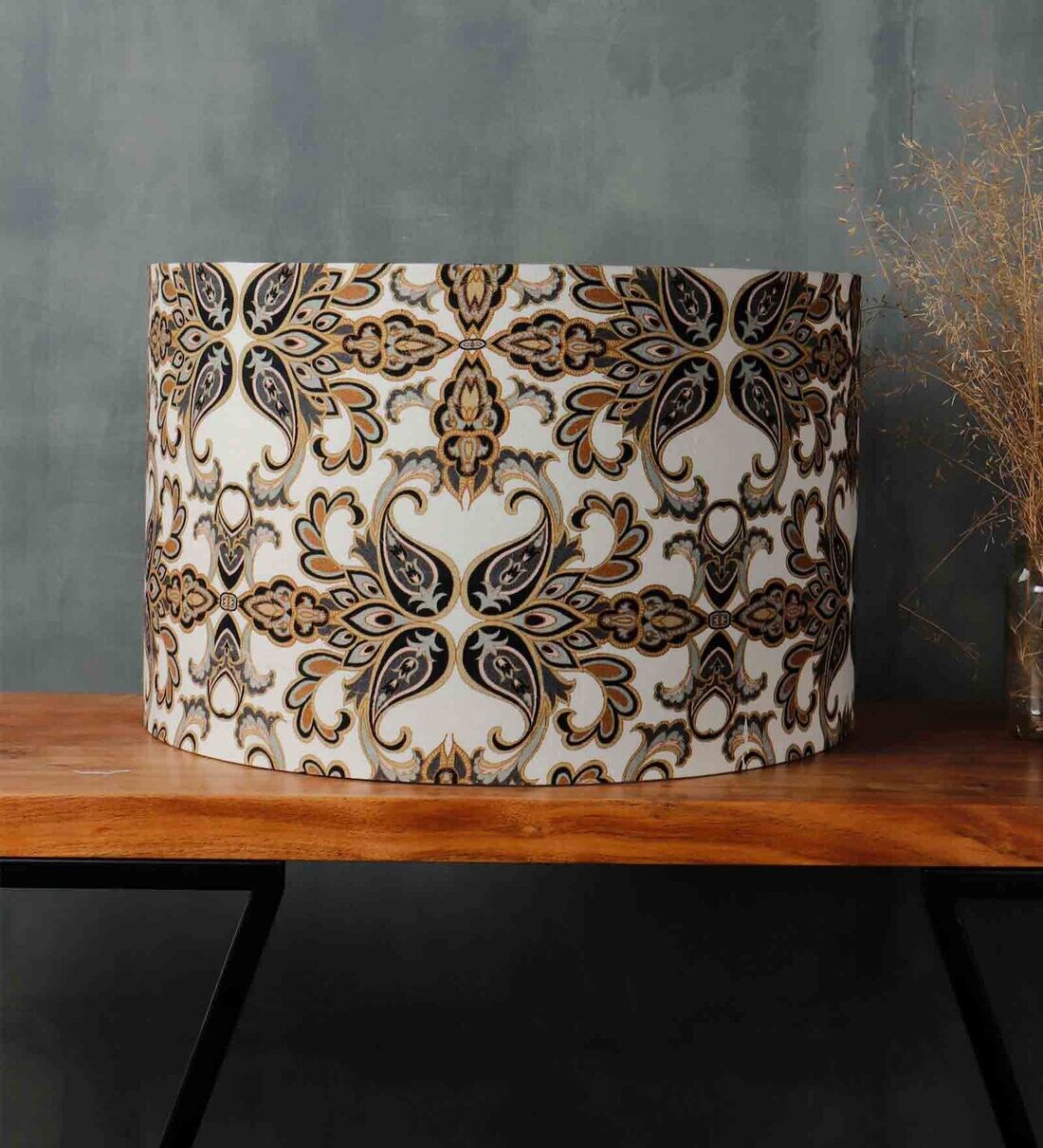 Buy Designer Print Drum Lampshade By Grated Ginger Online - Digital ...
