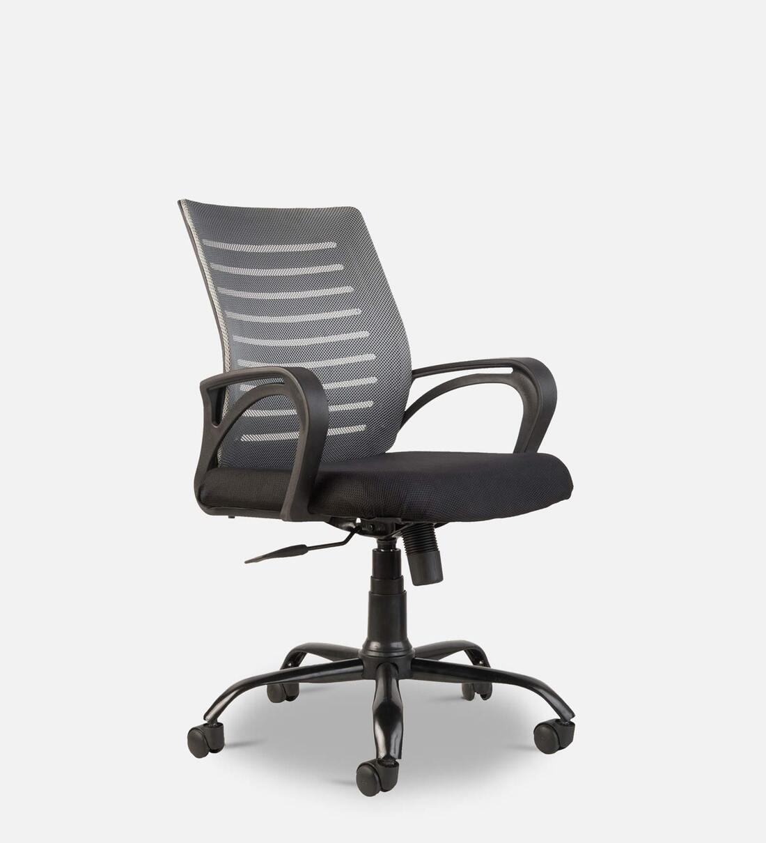Buy Desire Breathable Mesh Ergonomic Chair in Grey Colour Online ...