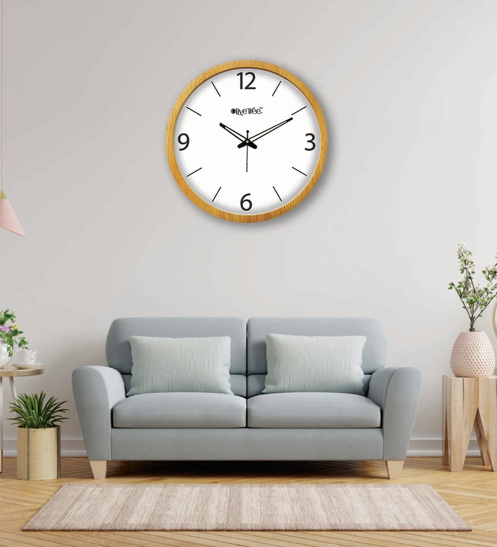 Buy Joshua Cream Engineered Wood Wall Clock at 19% OFF by Olive Tree ...