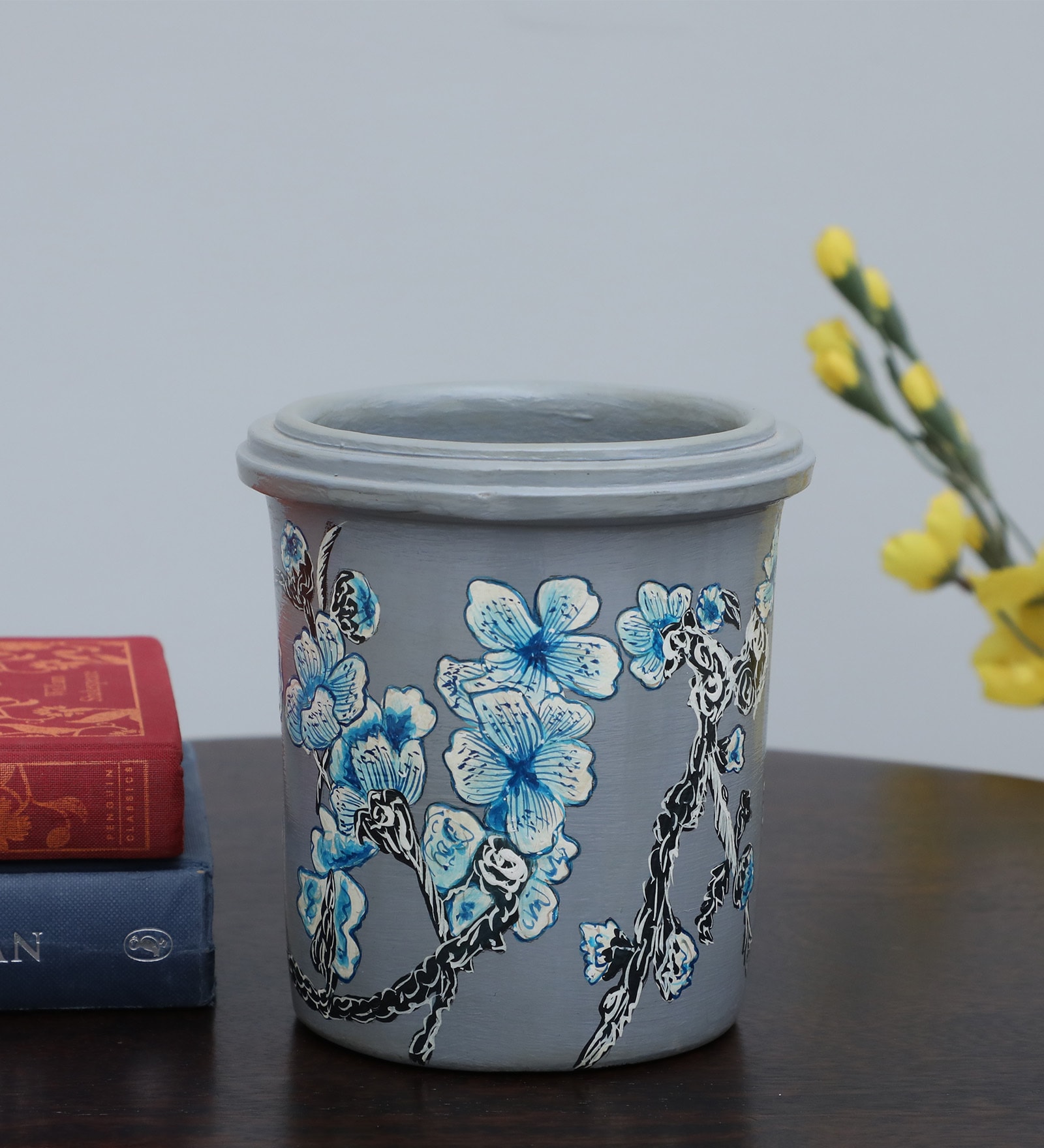 Buy Decorative Flower Multicolour Terracotta Set Of 2 Desk Pot at 33% ...