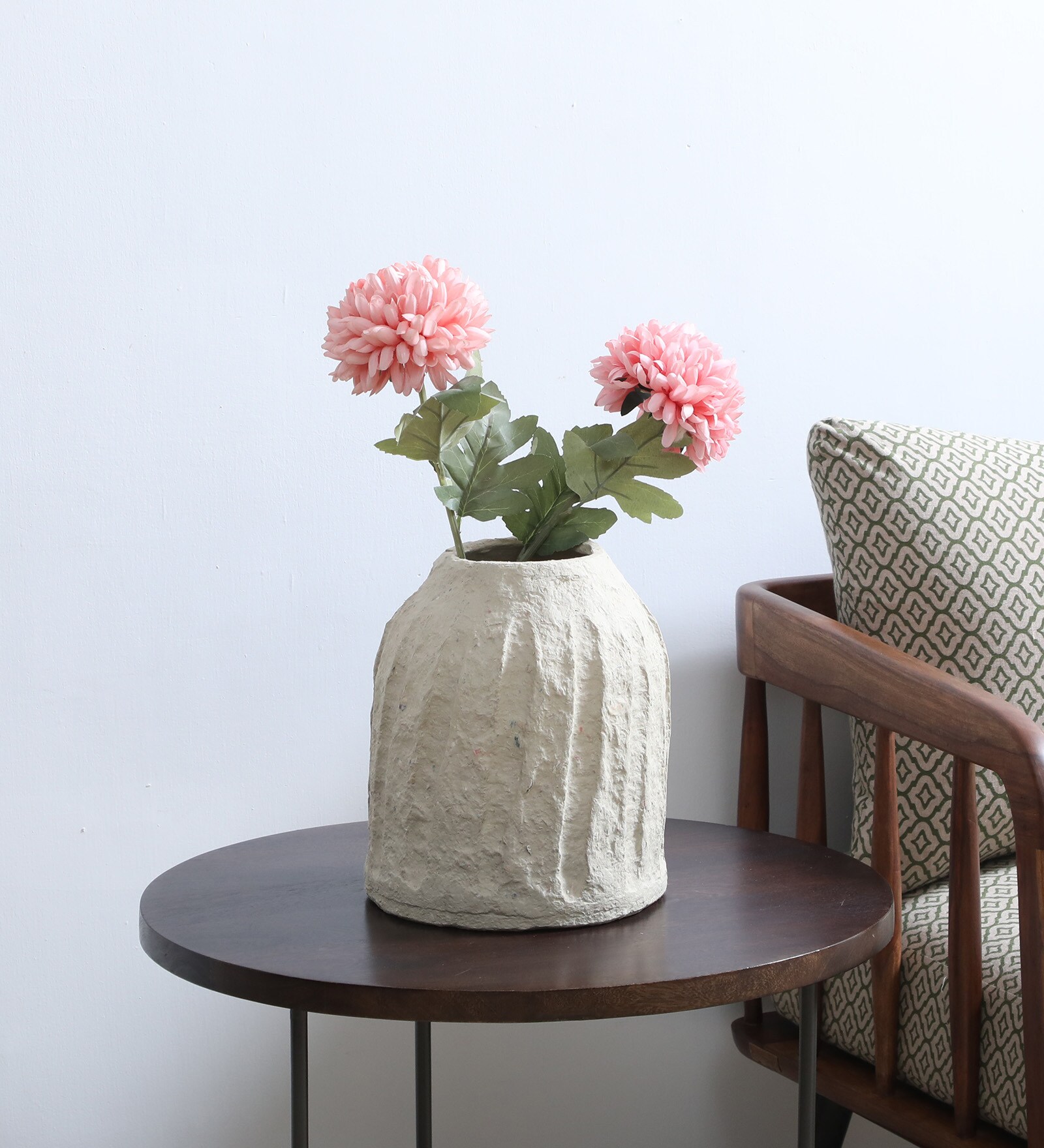 Buy Decorative Round Natural Paper Mache Vase at 26% OFF by SKY VIBES ...