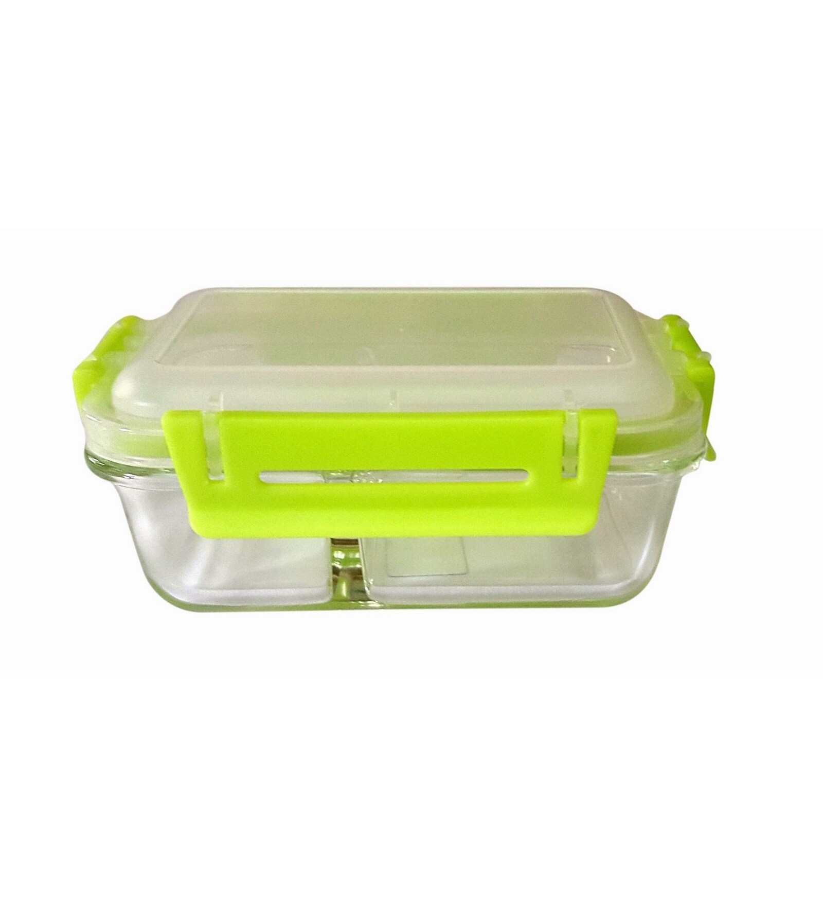 Buy Decorika Food Storage Glass Division Bowl Rectangle - 750 Ml Online ...