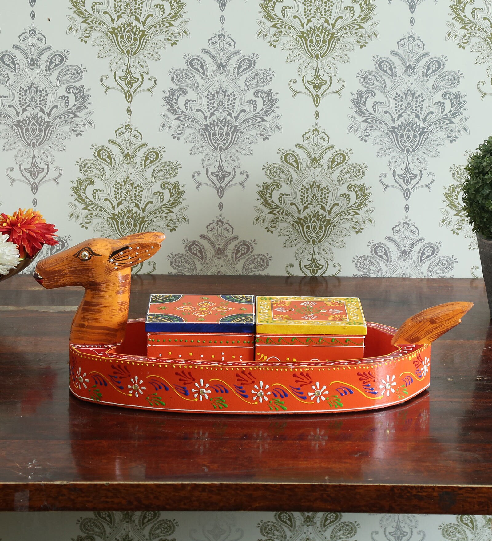 Buy Deer Multicolour Engineered Wood Decorative Box at 20% OFF by ONS ...