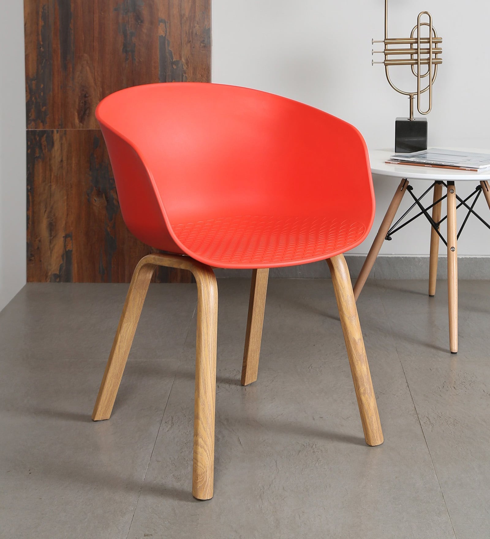 Buy Delta Plastic Iconic Chair in Red Colour at 24% OFF by Finch Fox ...