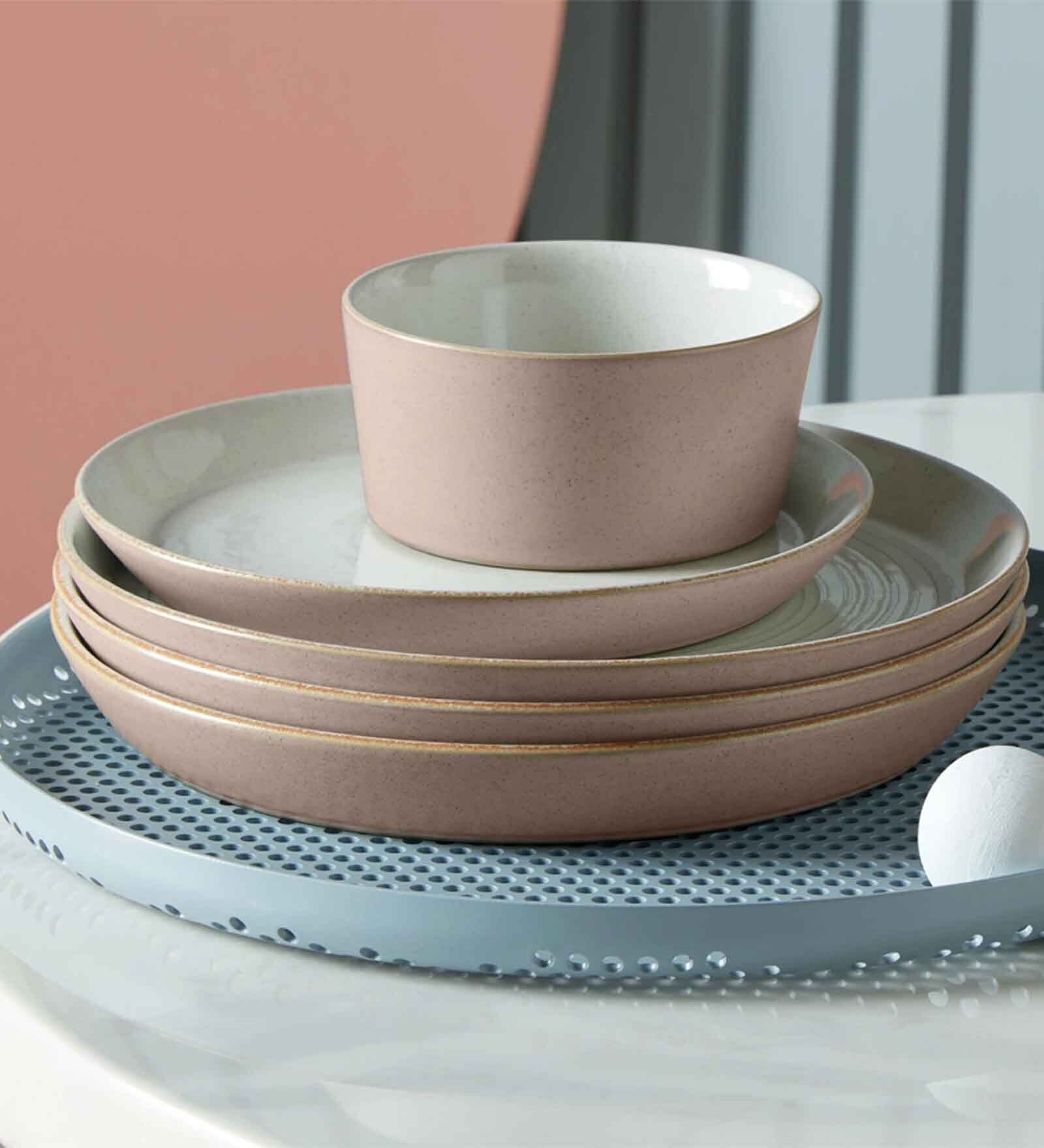 Buy Denby Impression Pink Stoneware 1 Pc Dinner Plate at 100% OFF by ...