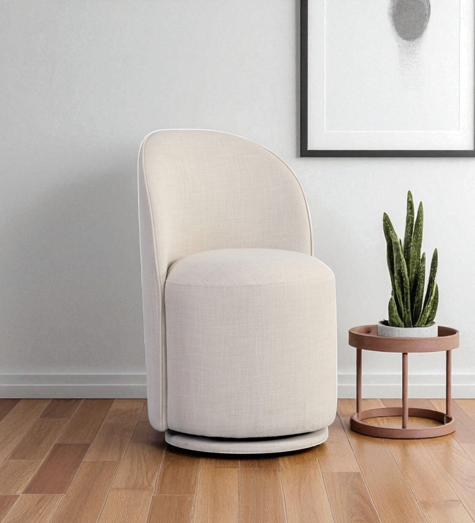 Buy Deona Lounge Chair In Off White Colour at 23% OFF by Tanush ...