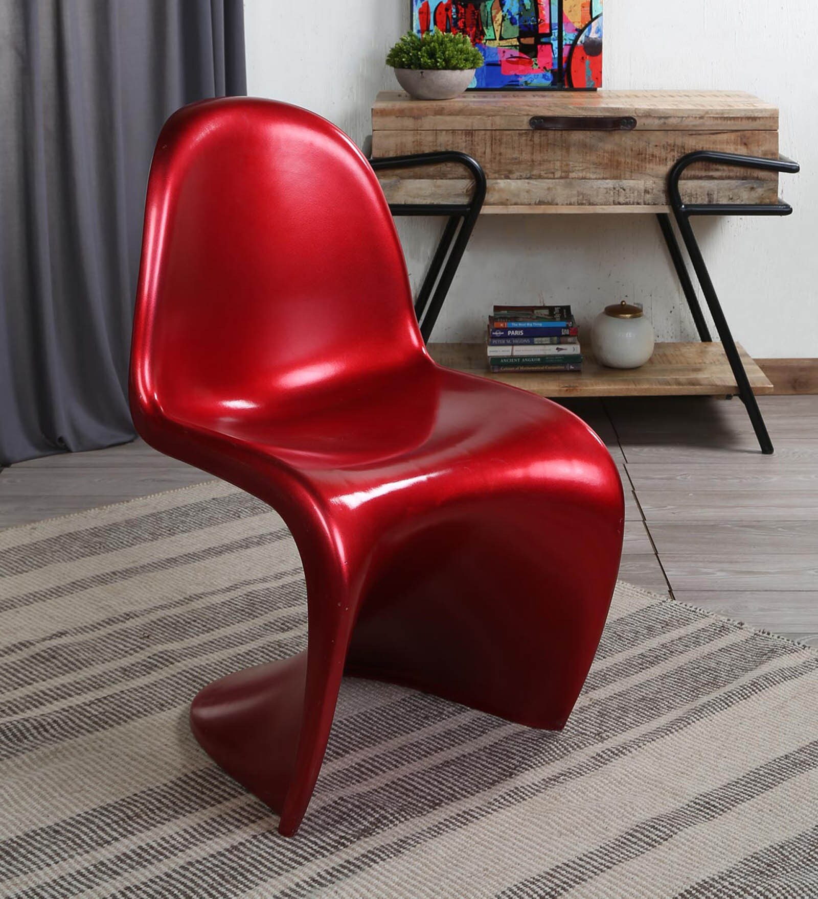 Buy Designer Cantilever Chair in Red Colour at 38% OFF by Ventura ...