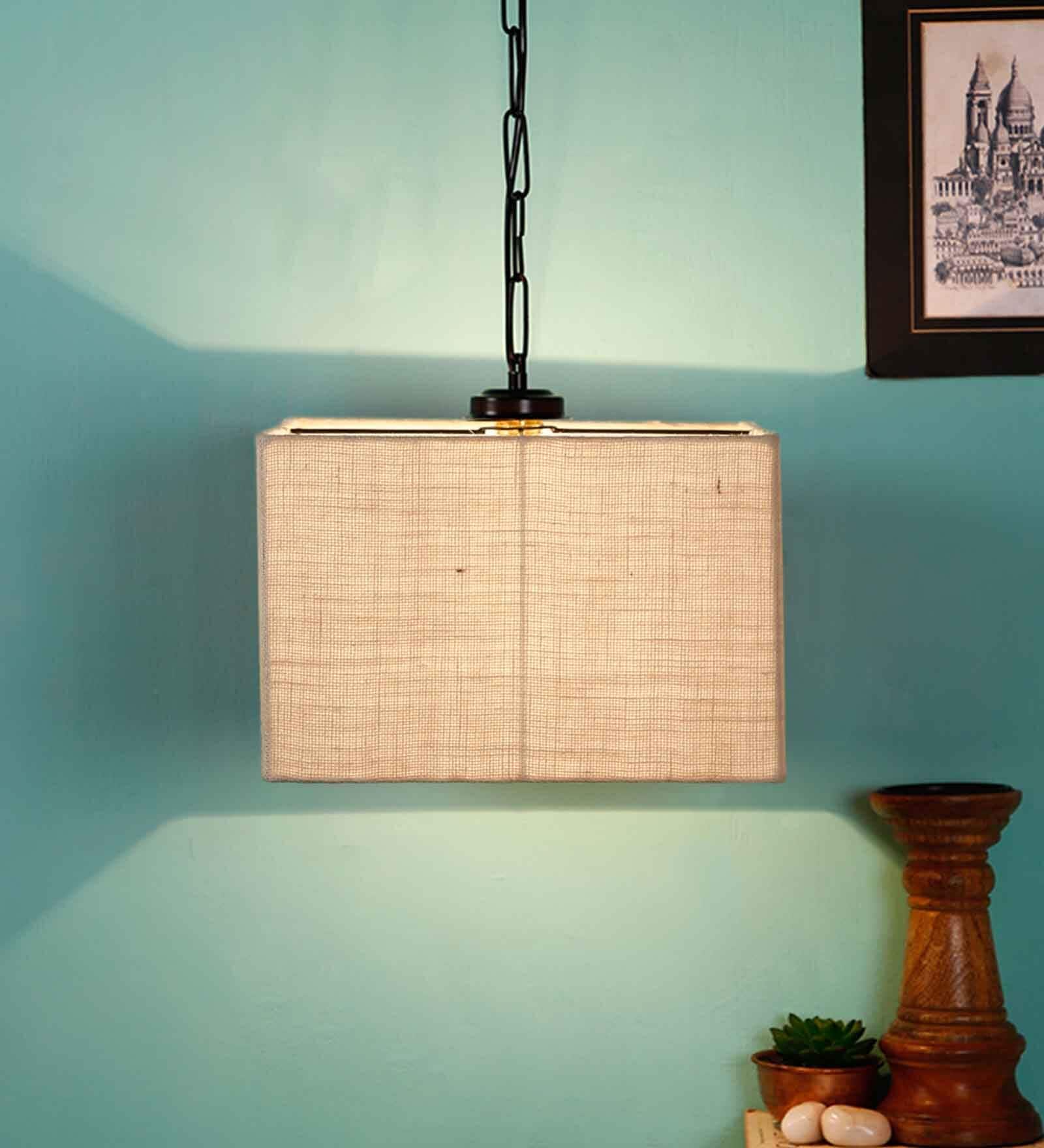 Buy Toya White Jute Hanging Light by New Era at 53% OFF by New Era ...