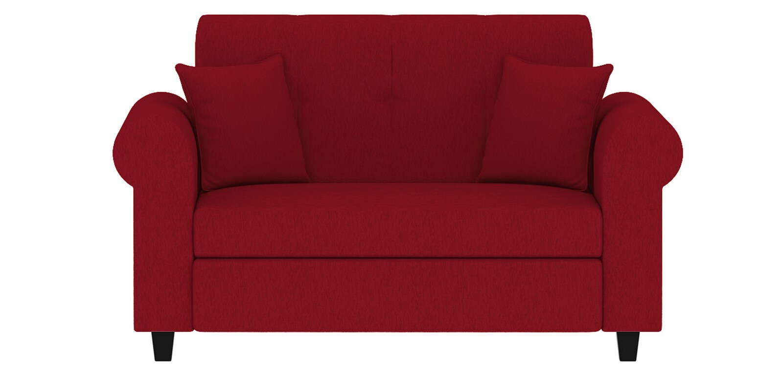 Buy Derado Fabric 2 Seater Sofa in Blood Maroon Colour at 61% OFF by ...