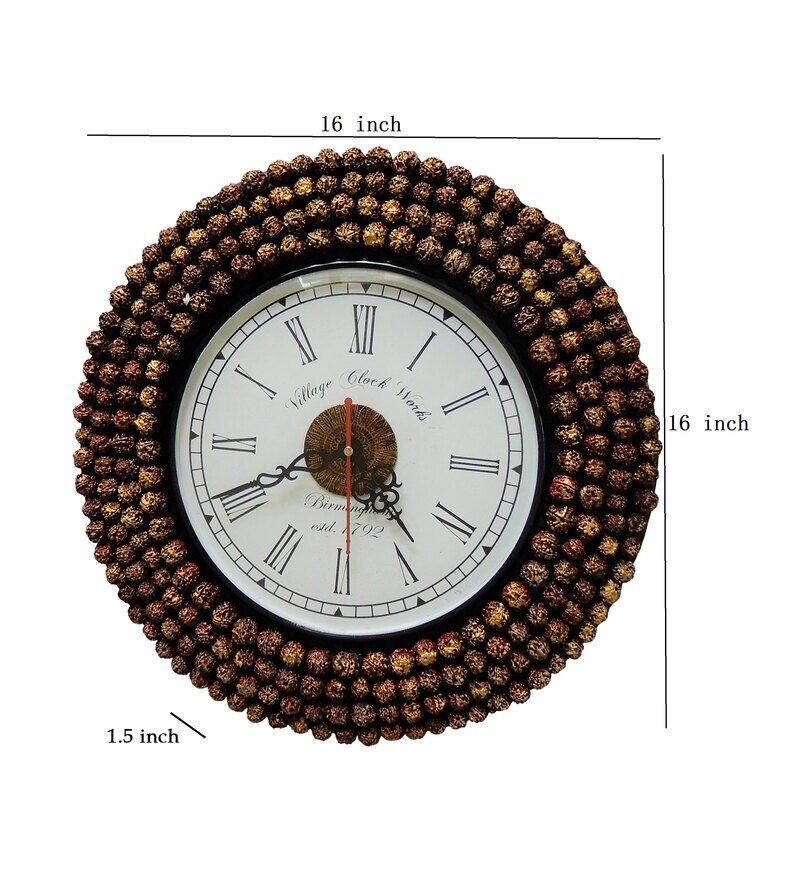 Buy Decorative Wooden Wall Clock By Disoo Fashions Online - Modern Wall ...
