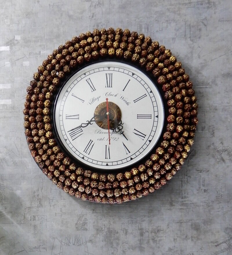 Buy Decorative Wooden Wall Clock By Disoo Fashions Online - Modern Wall ...