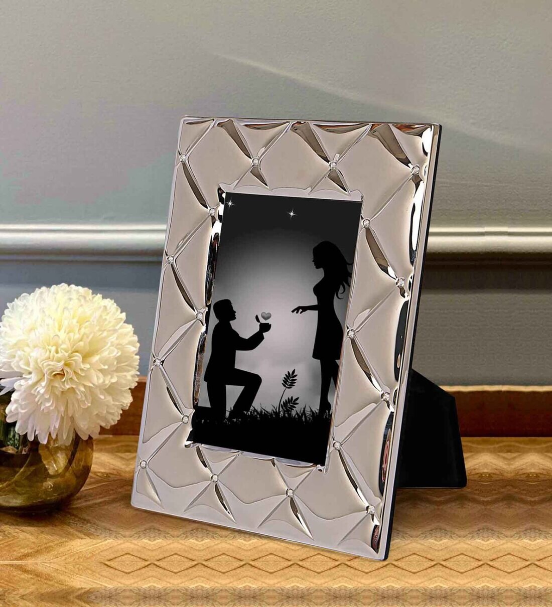 Buy Diamond Design Silver Metal Photo Frames at 16% OFF by The Home Co ...