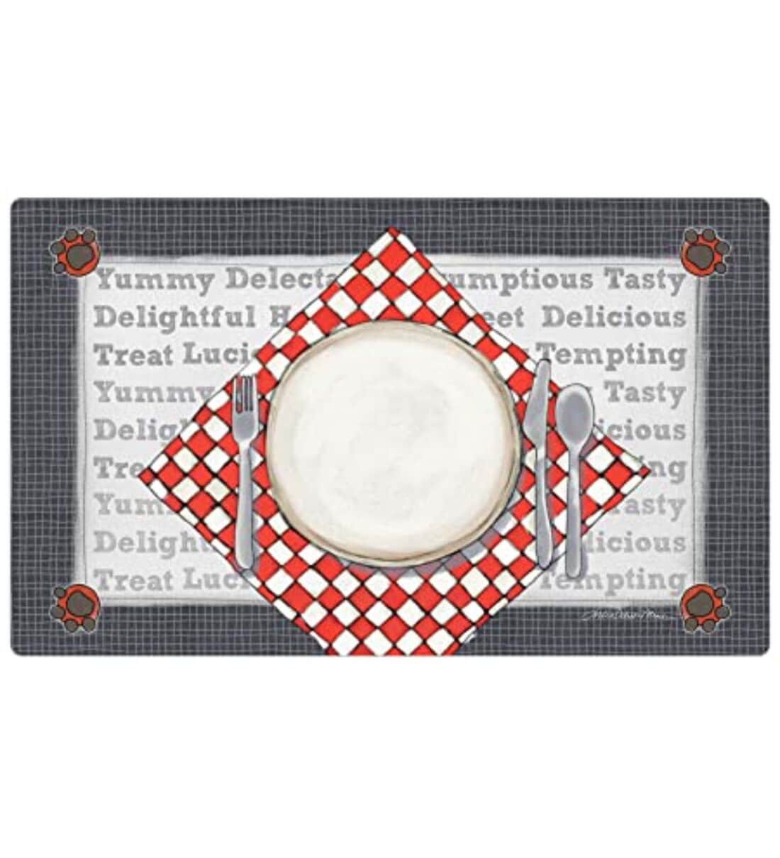 Buy Dinner Plate Multicolour Fabric Pet Placemat at 20% OFF by Drymate ...