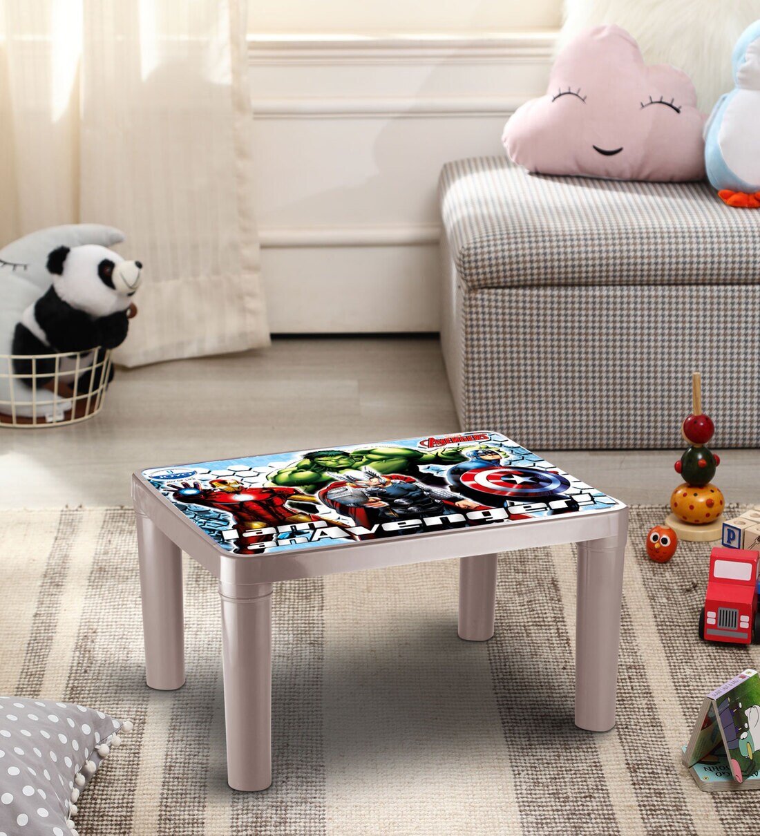 Buy Disney Avengers Junior Table in Grey Colour by JOYOUS WORLD Online ...