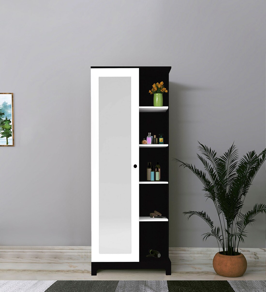 Buy Divine Dresser in Walnut Finish by Trevi Furniture Online ...