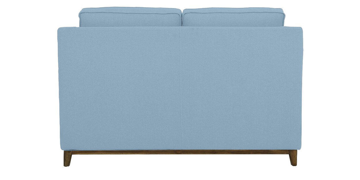 Buy Diego Fabric 2 Seater Sofa In Ice Blue Colour By Woodsworth Online ...