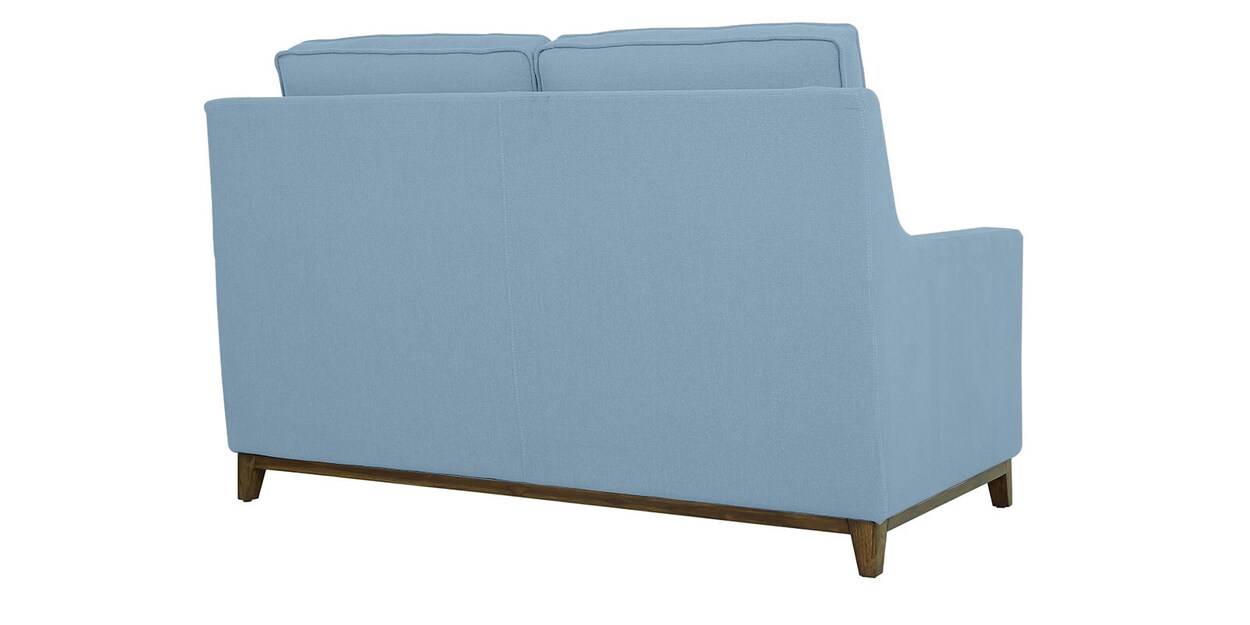 Buy Diego Fabric 2 Seater Sofa In Ice Blue Colour By Woodsworth Online ...