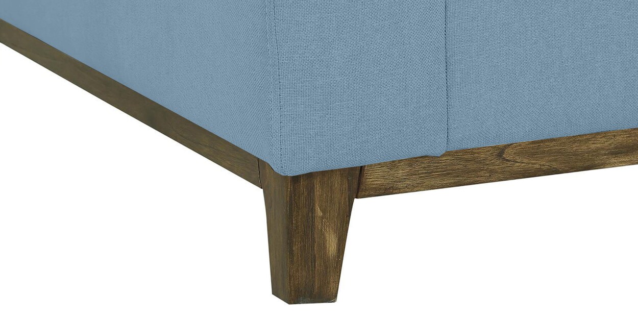 Buy Diego Fabric 2 Seater Sofa In Ice Blue Colour By Woodsworth Online ...